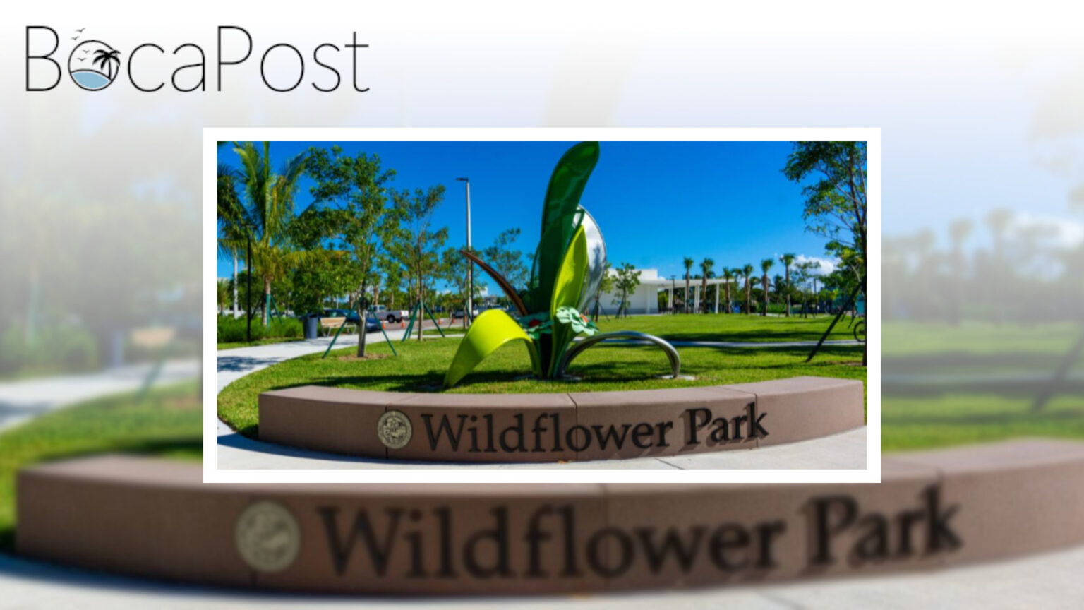 New Centennial Art Installations Debut At Wildflower Park - Boca Post