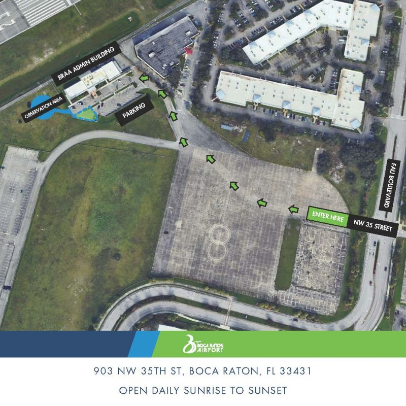 Boca Raton Airport’s Observation Area Draws 8,000+ Visitors Ahead Of ...