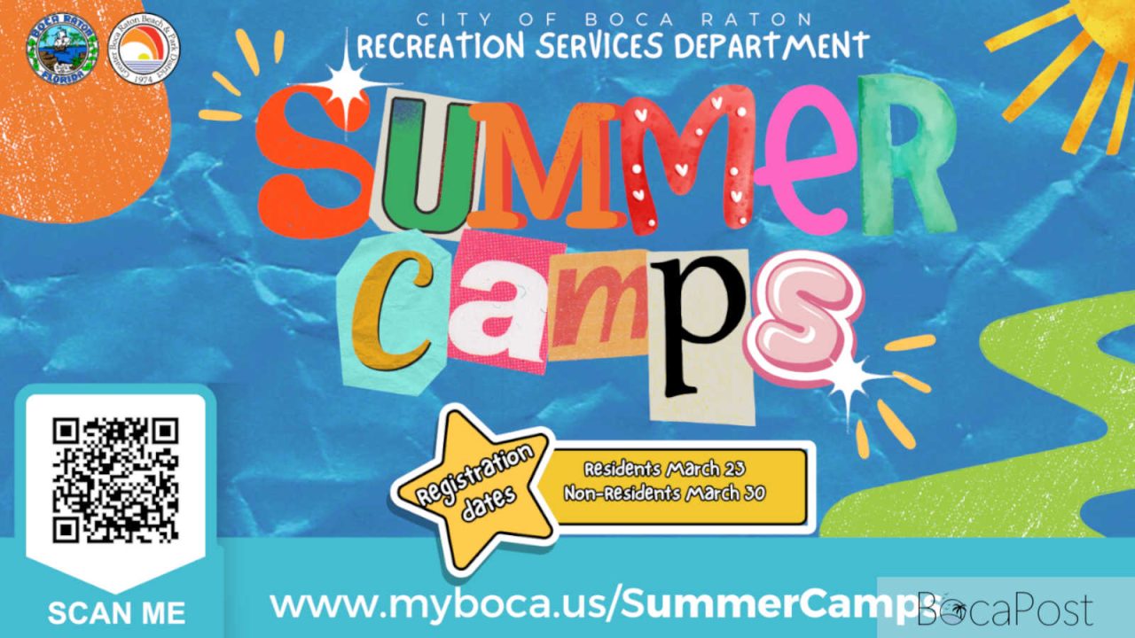 Boca Raton Summer Camps 2026: Registration Opens March 23 For Residents
